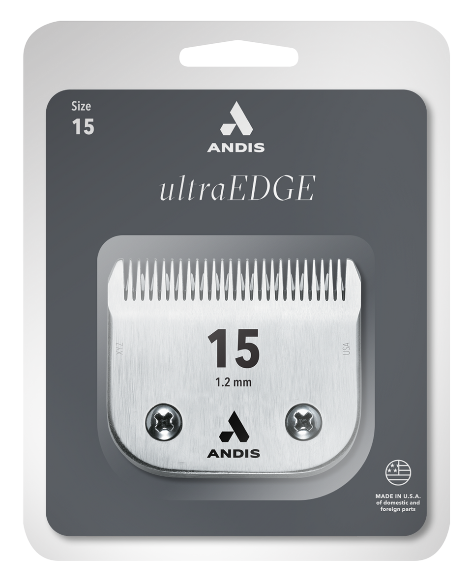 Andis #15 UltraEdge Blade Set, 3/64" - 1.2 mm