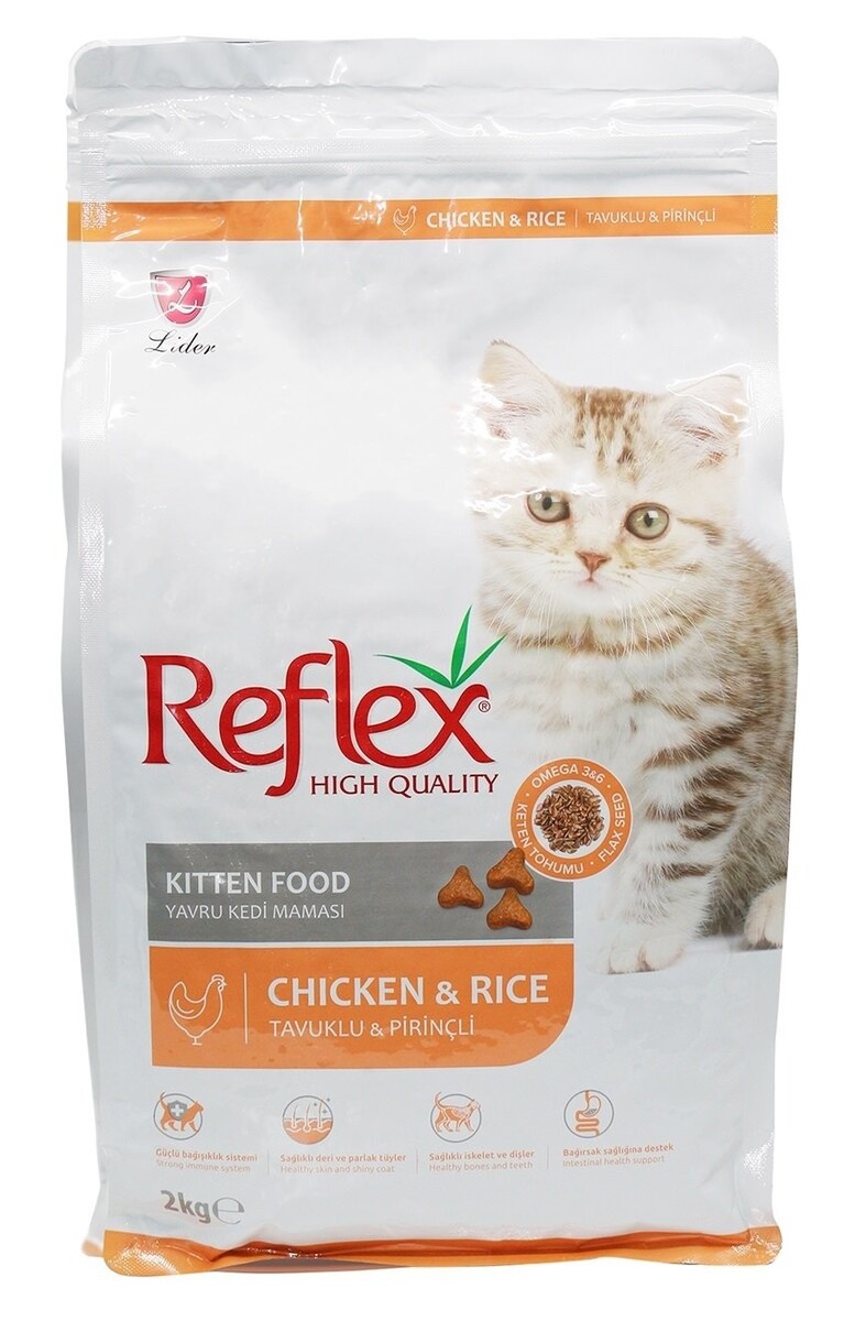 Reflex Kitten Food Chicken And Rice 2Kg