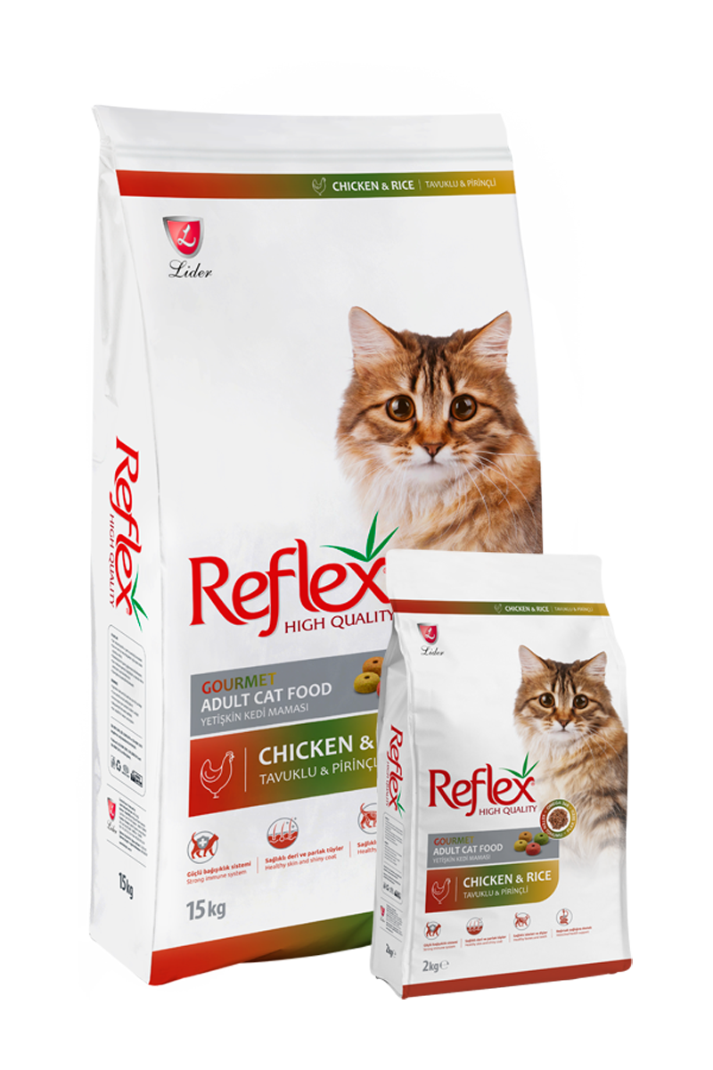 Reflex Adult Cat Food Gourmet Chicken & Rice 15 Kg