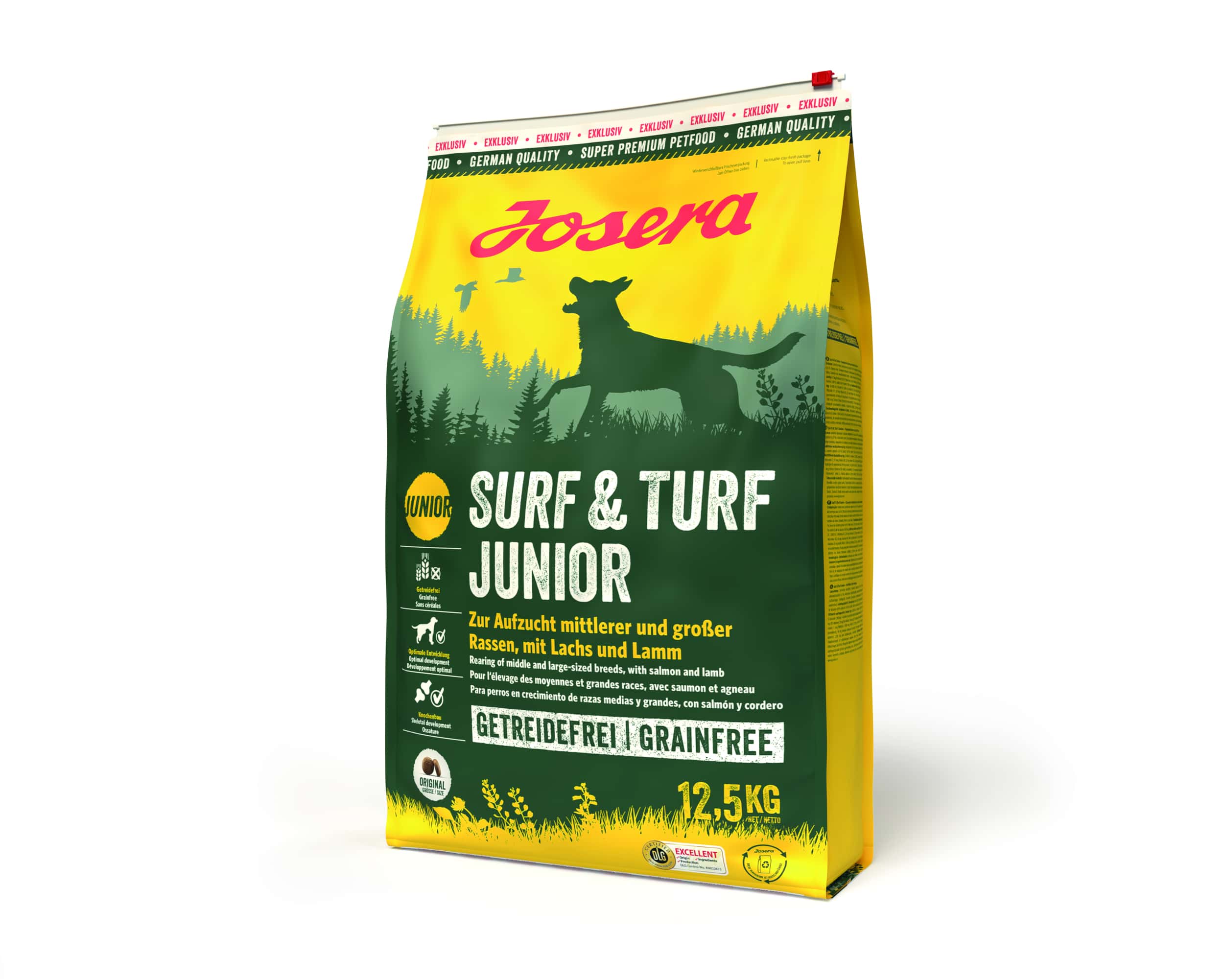 Josera Surf & Turf Junior Dog Dry Food - 90g - Trial Pack