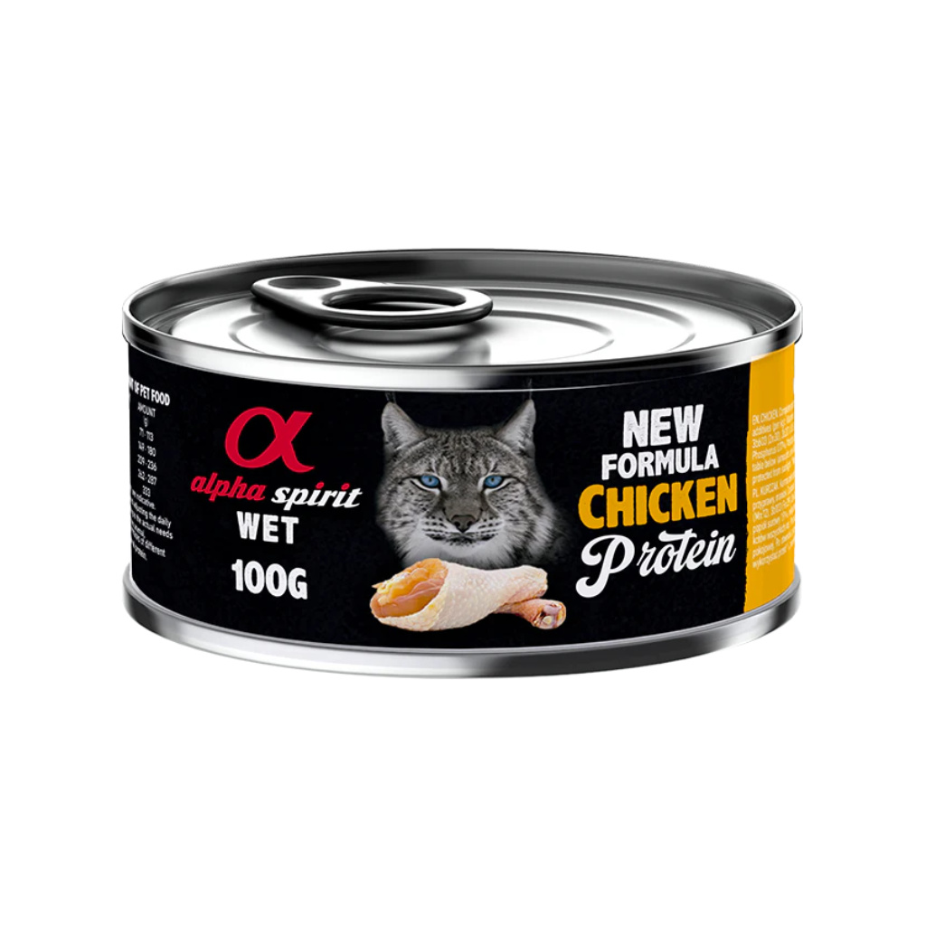 Alpha Spirit Wet Food for Cats CHICKEN 100g