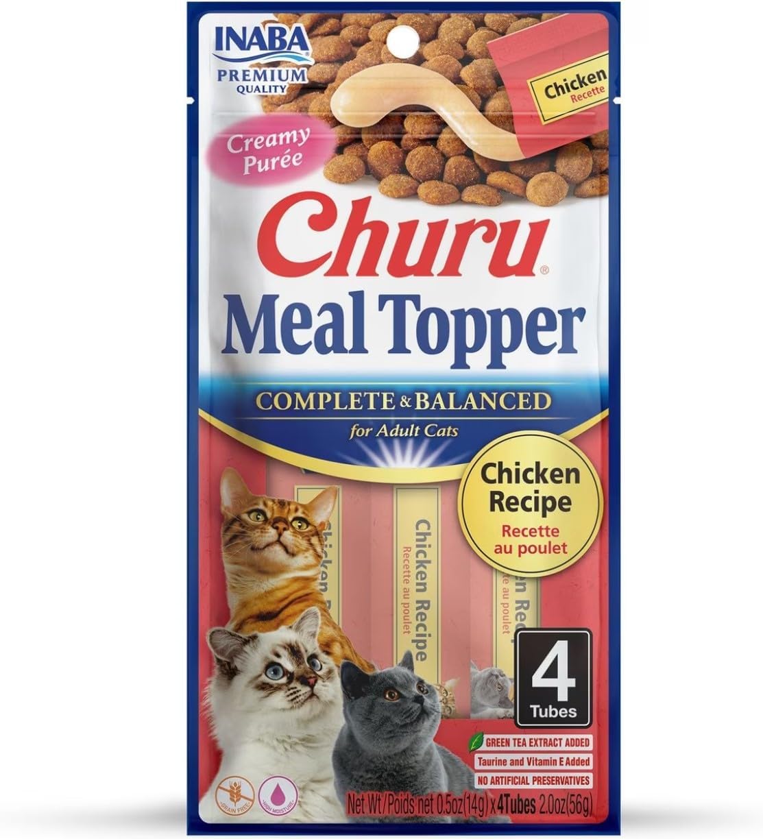 Inaba Churu Complete & Balanced For Adult Cats Chicken Recipe Cat ...