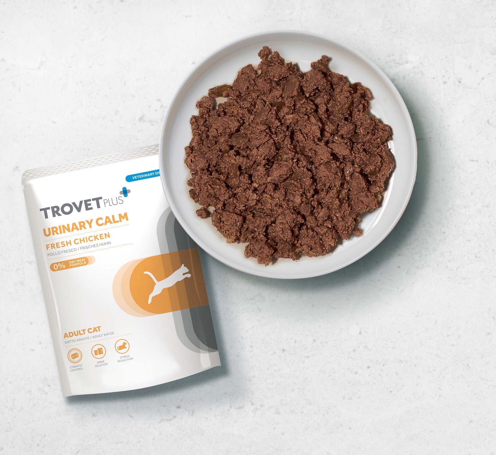 Trovet Plus Pouch Cat Urinary Calm Veterinary Diets Wet Food 85g